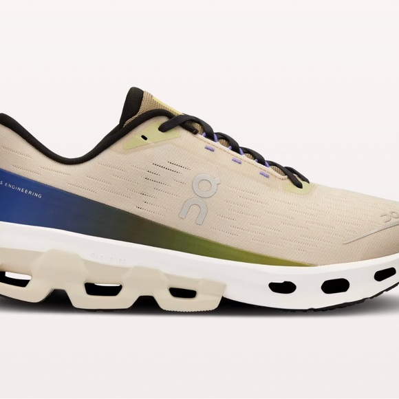 On Running | Shoes | On Running Beige And Blue Sneakers | Poshmark
